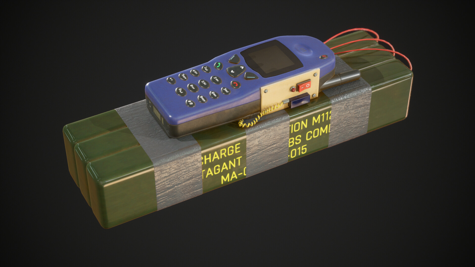 ArtStation - Makeshift C-4 Explosive