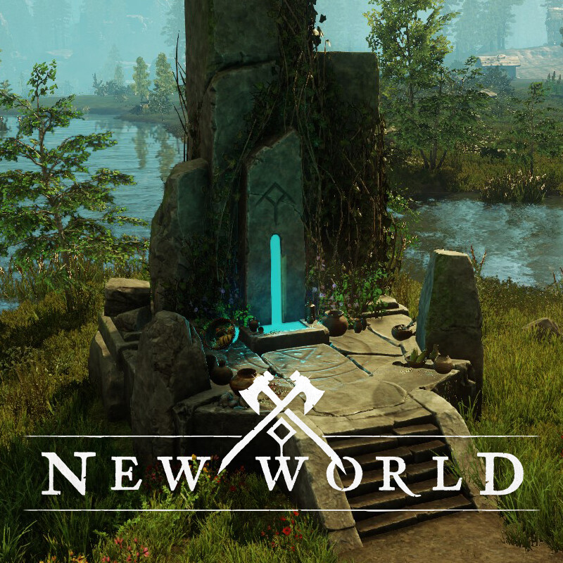 ArtStation - New World - Teleport Shrine