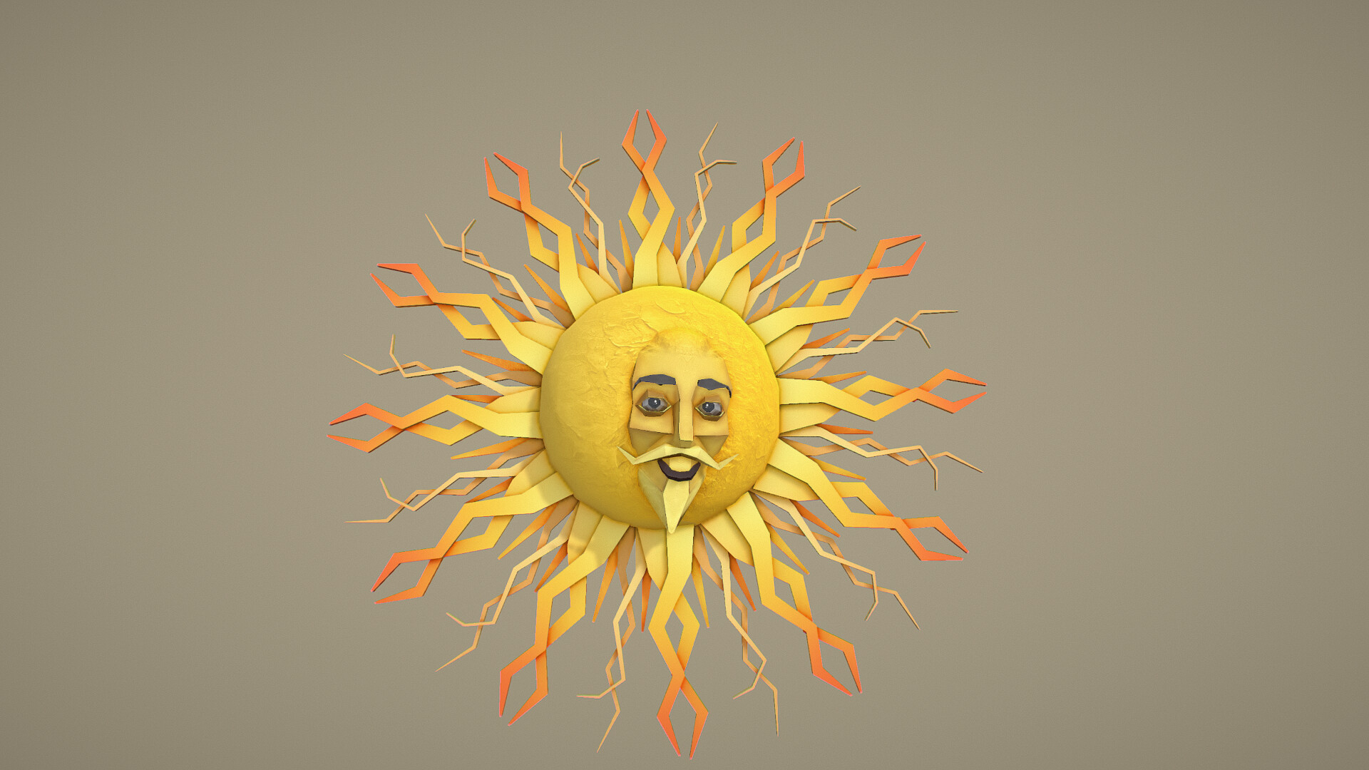 ArtStation - 3D modeling of the sun