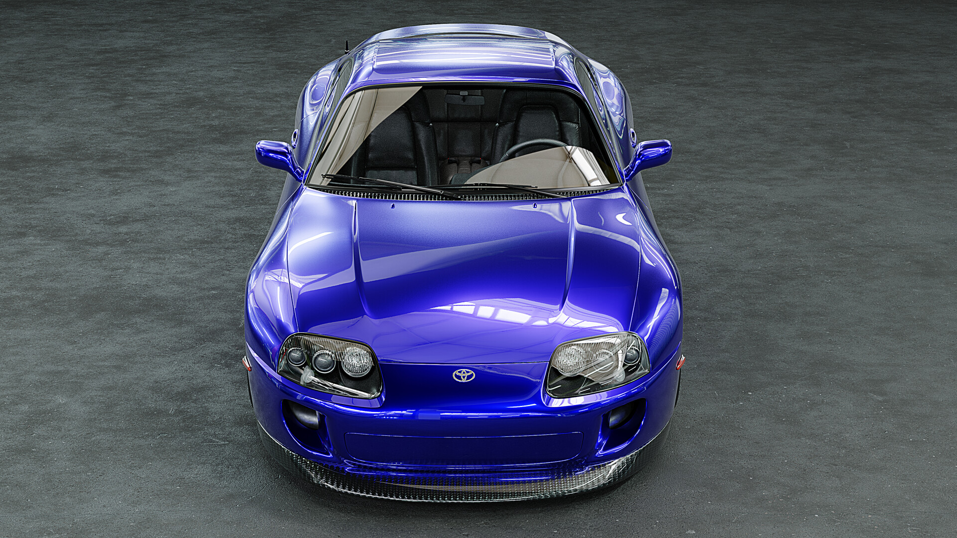 ArtStation - Toyota Supra MK4 Drag Setup