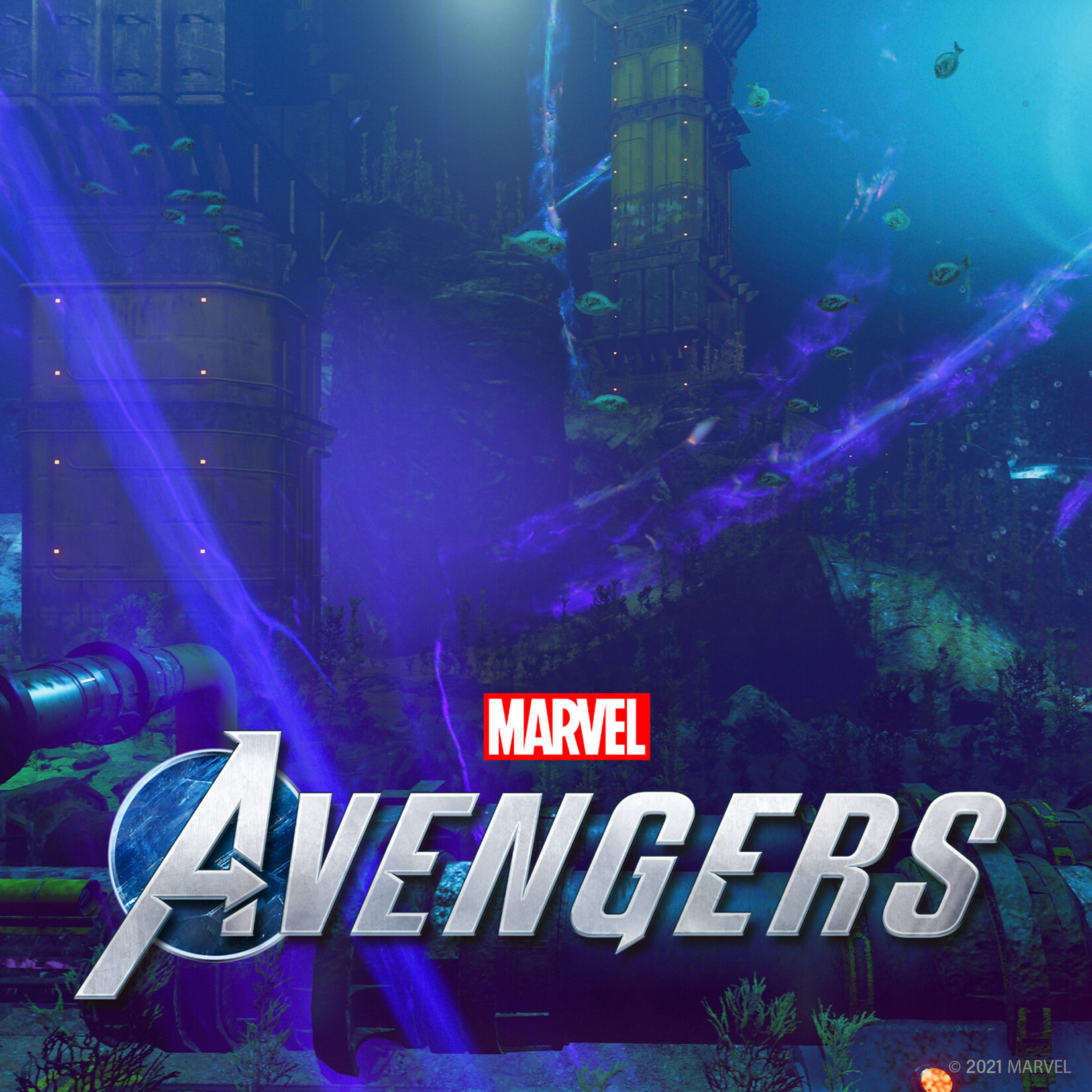 ArtStation - Marvel's Avengers: Cosmic Cube vista Work