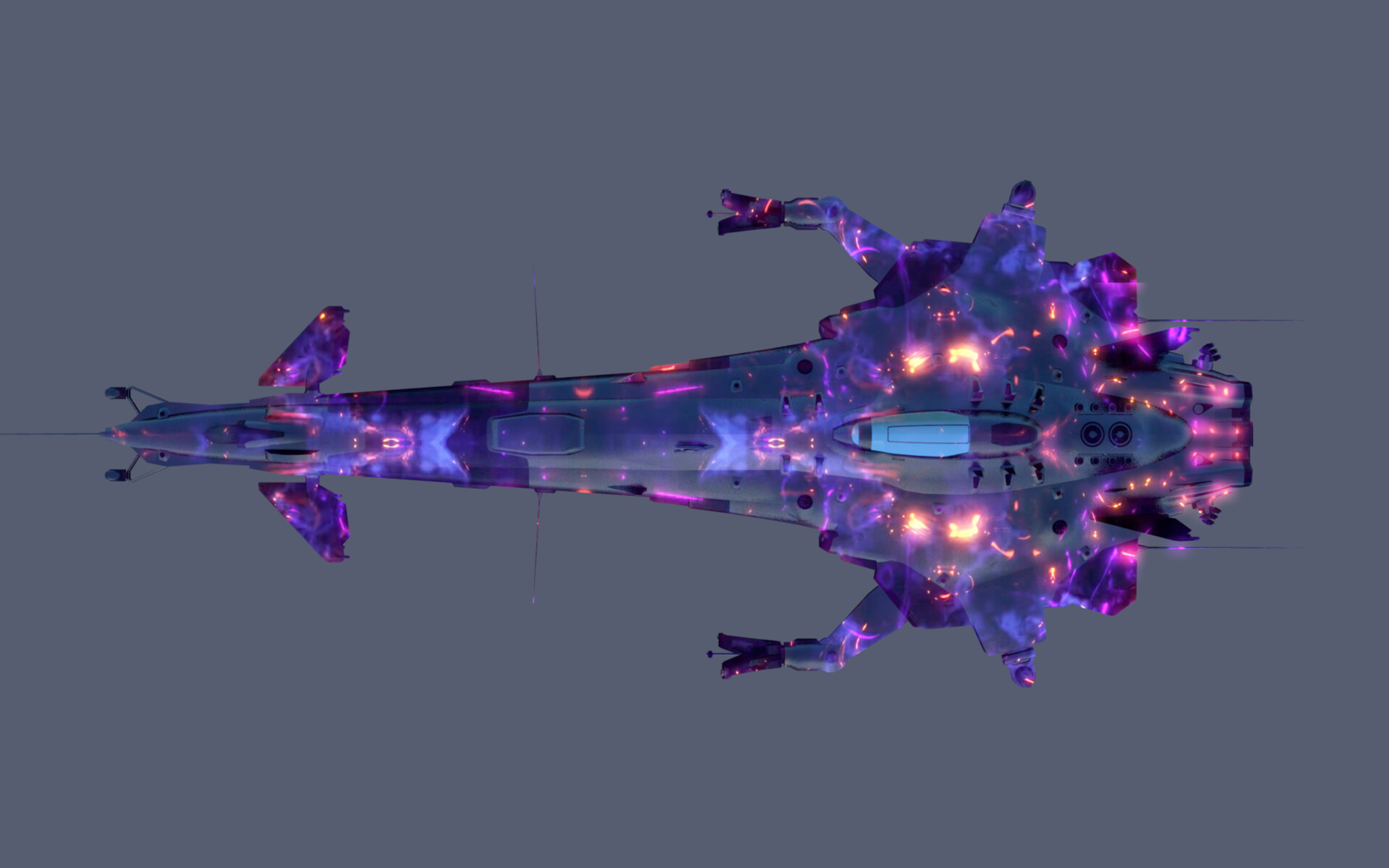 ArtStation - Beautiful spaceship (custom paint)