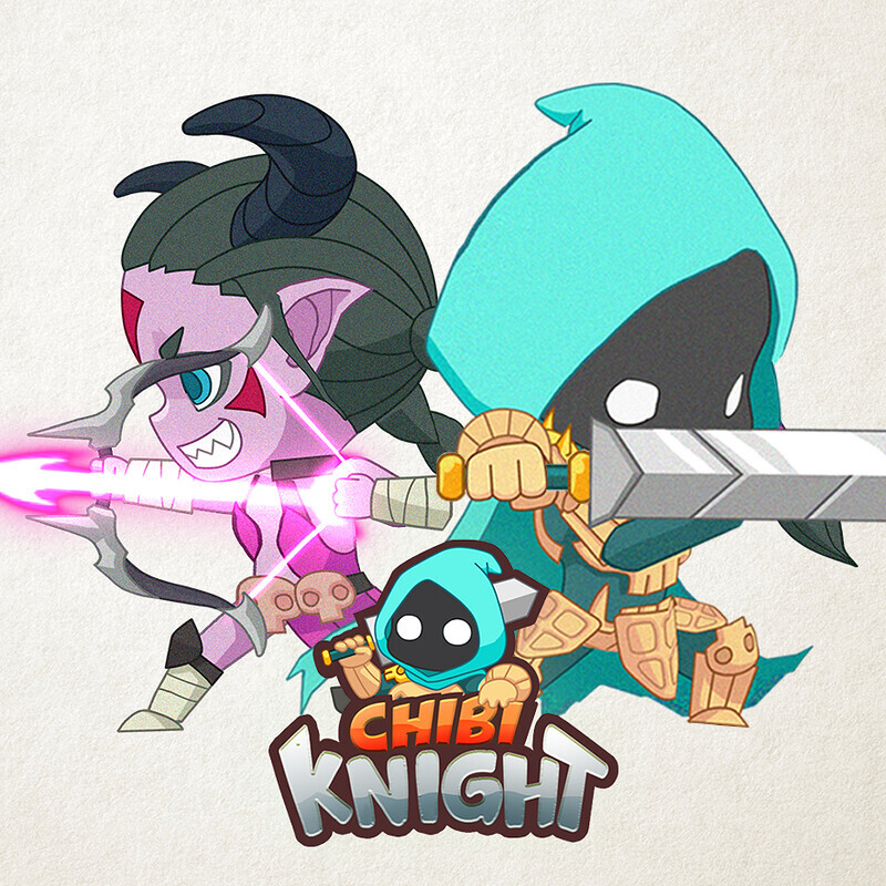 ArtStation - CHIBI KNIGHT CHARACTERS