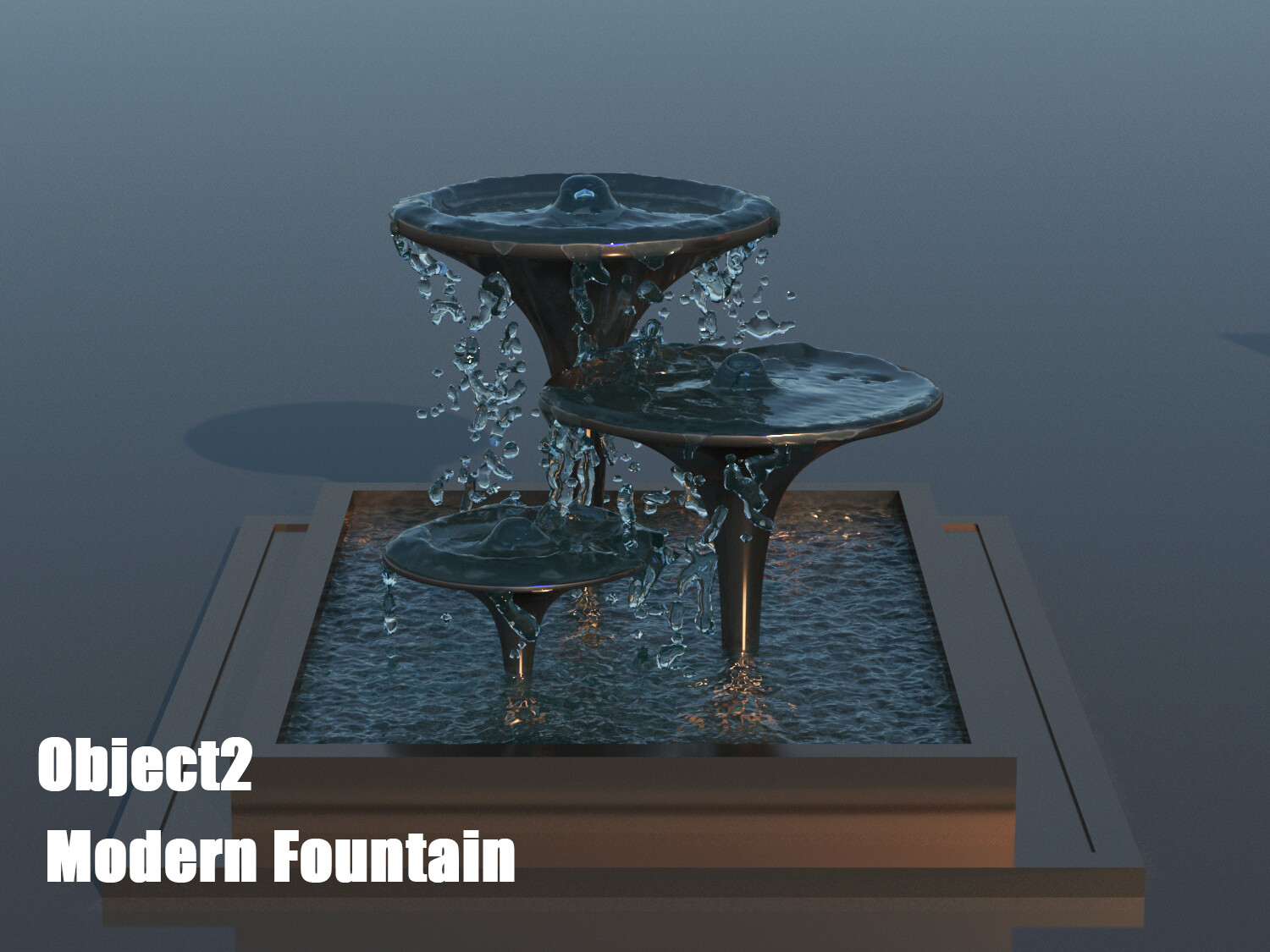 ArtStation - Modern Fountain