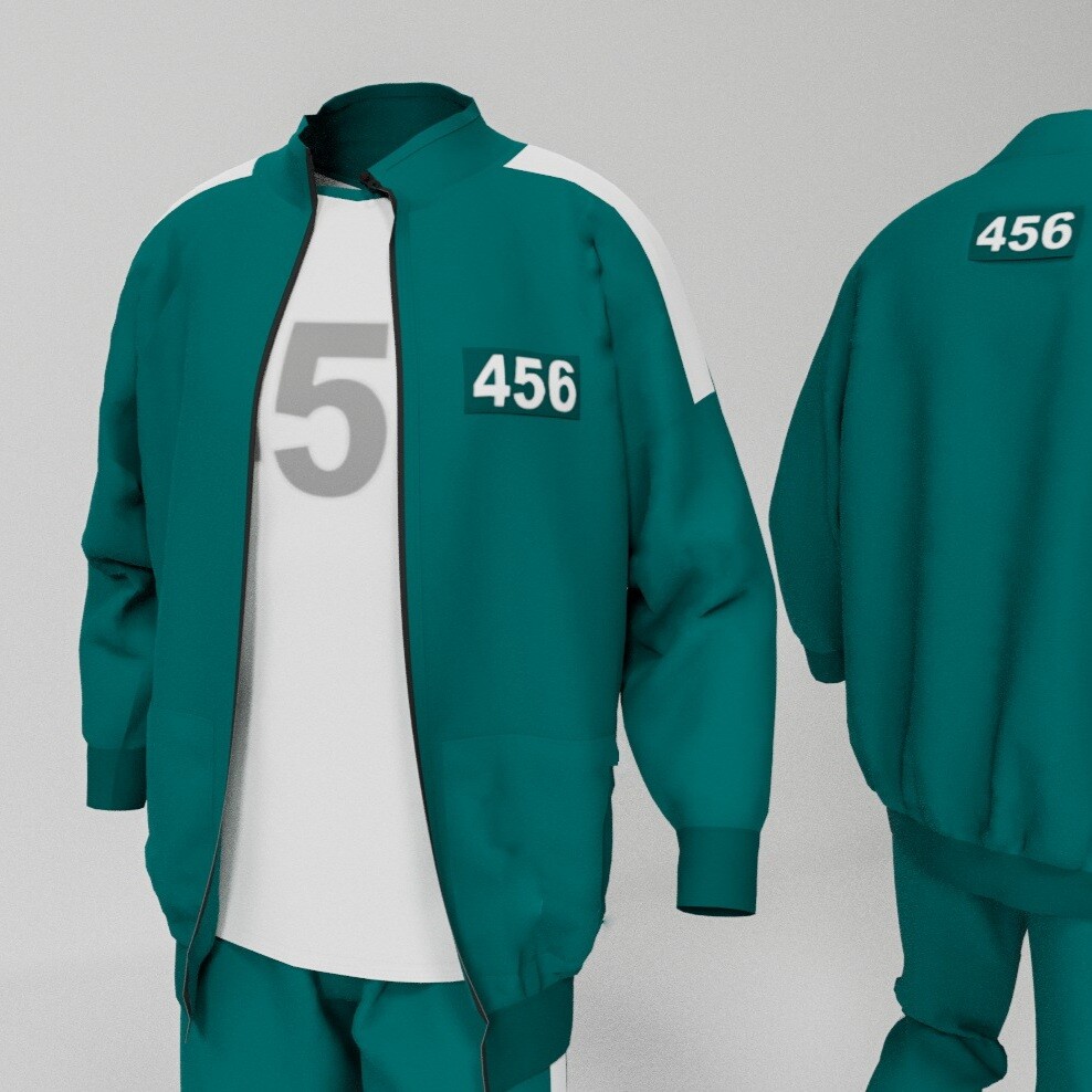 ArtStation - Squid game player's tracksuit