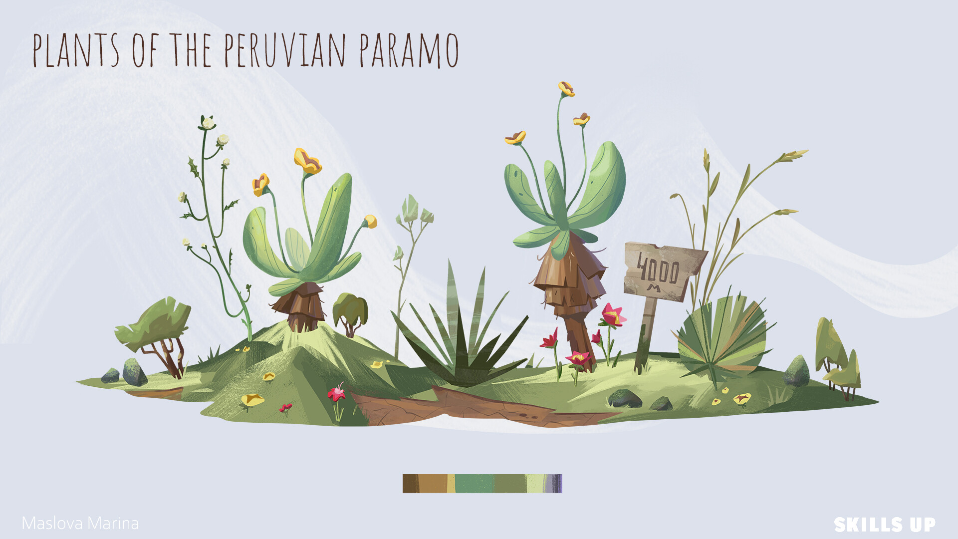 ArtStation - Peruvian Paramo concept project
