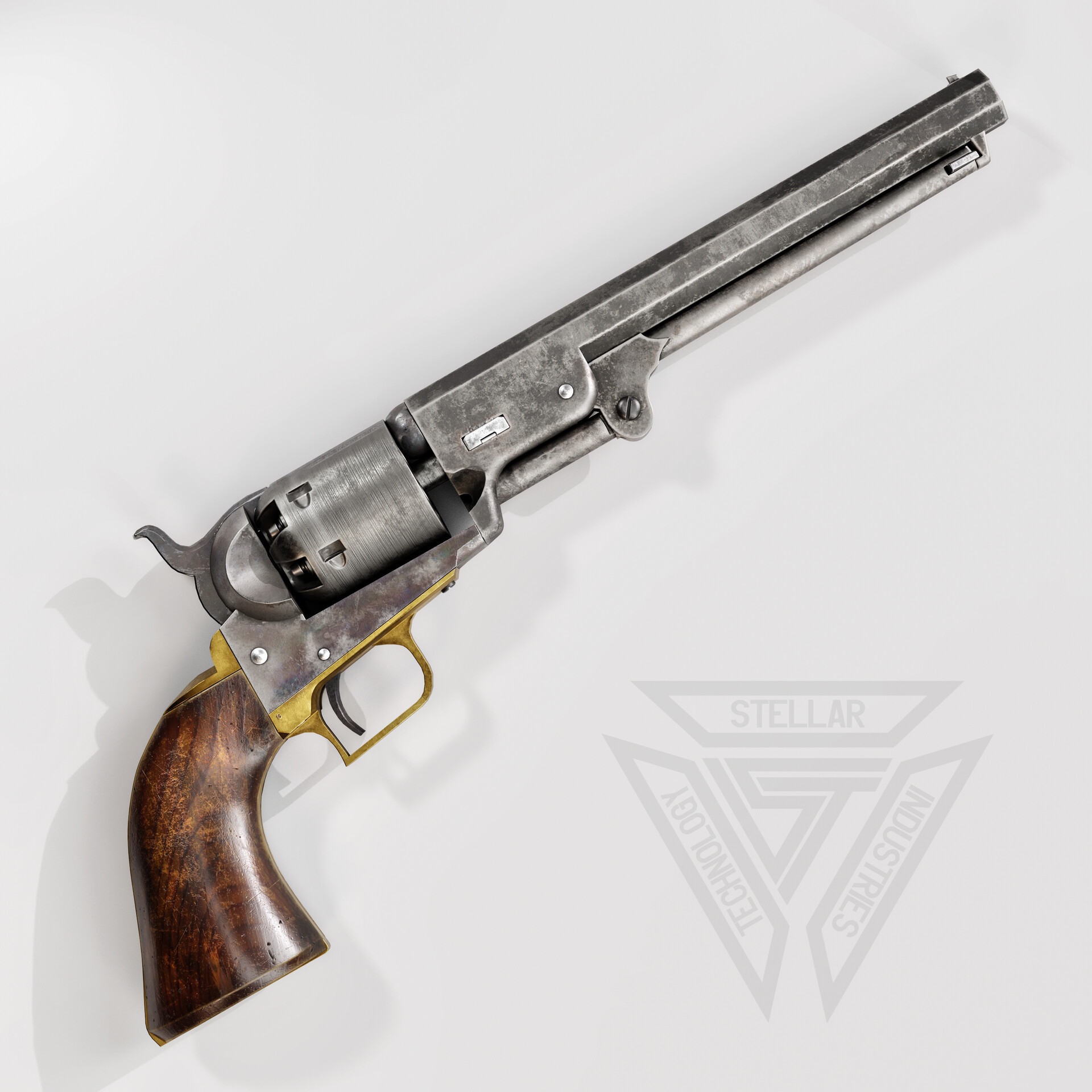 ArtStation - Colt Navy Revolver | Game Asset