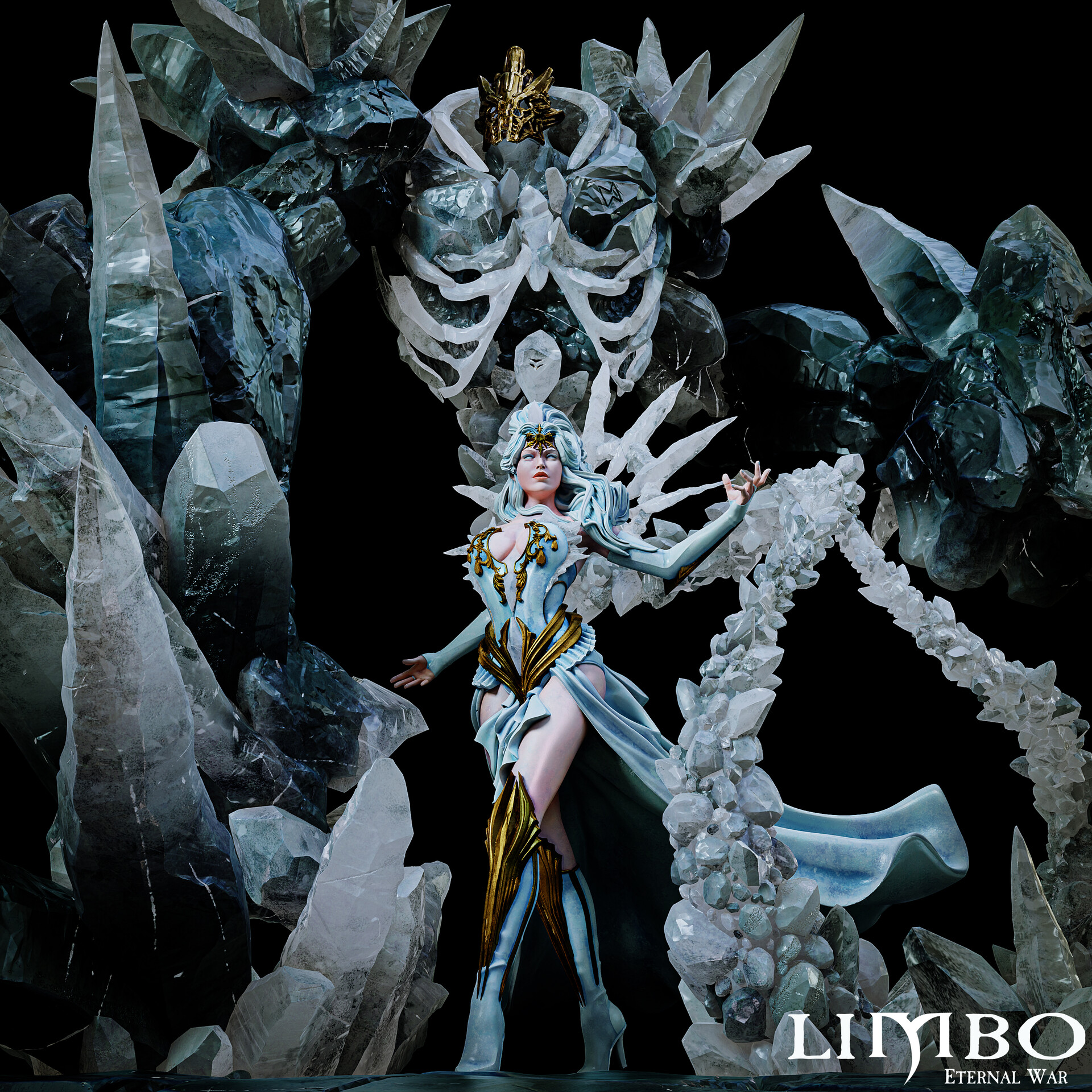 ArtStation - Ice Golem and Yasa