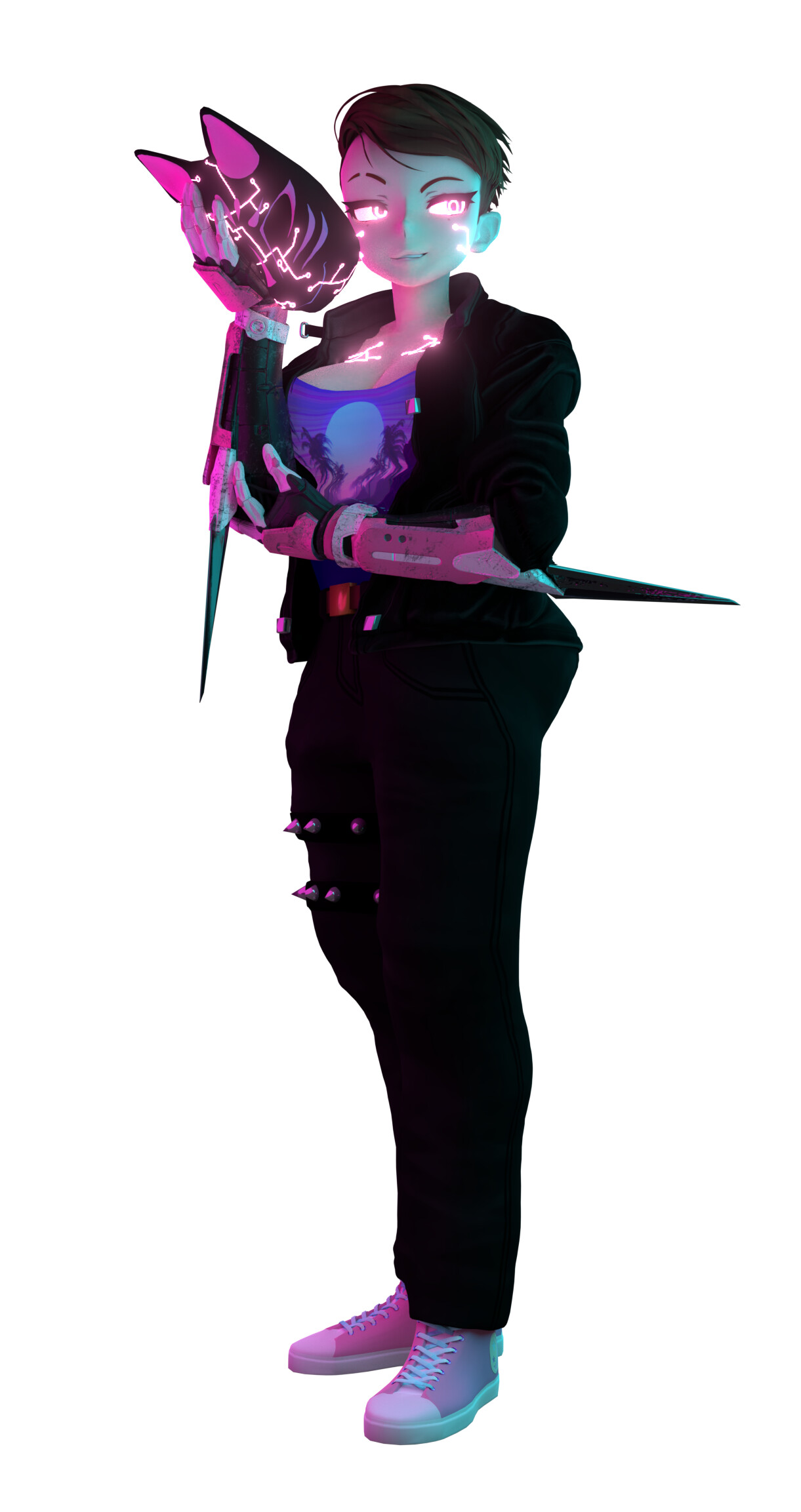 ArtStation - Six V-Tuber Model Progression