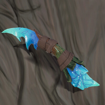 ArtStation - Stylised Crystal Dagger