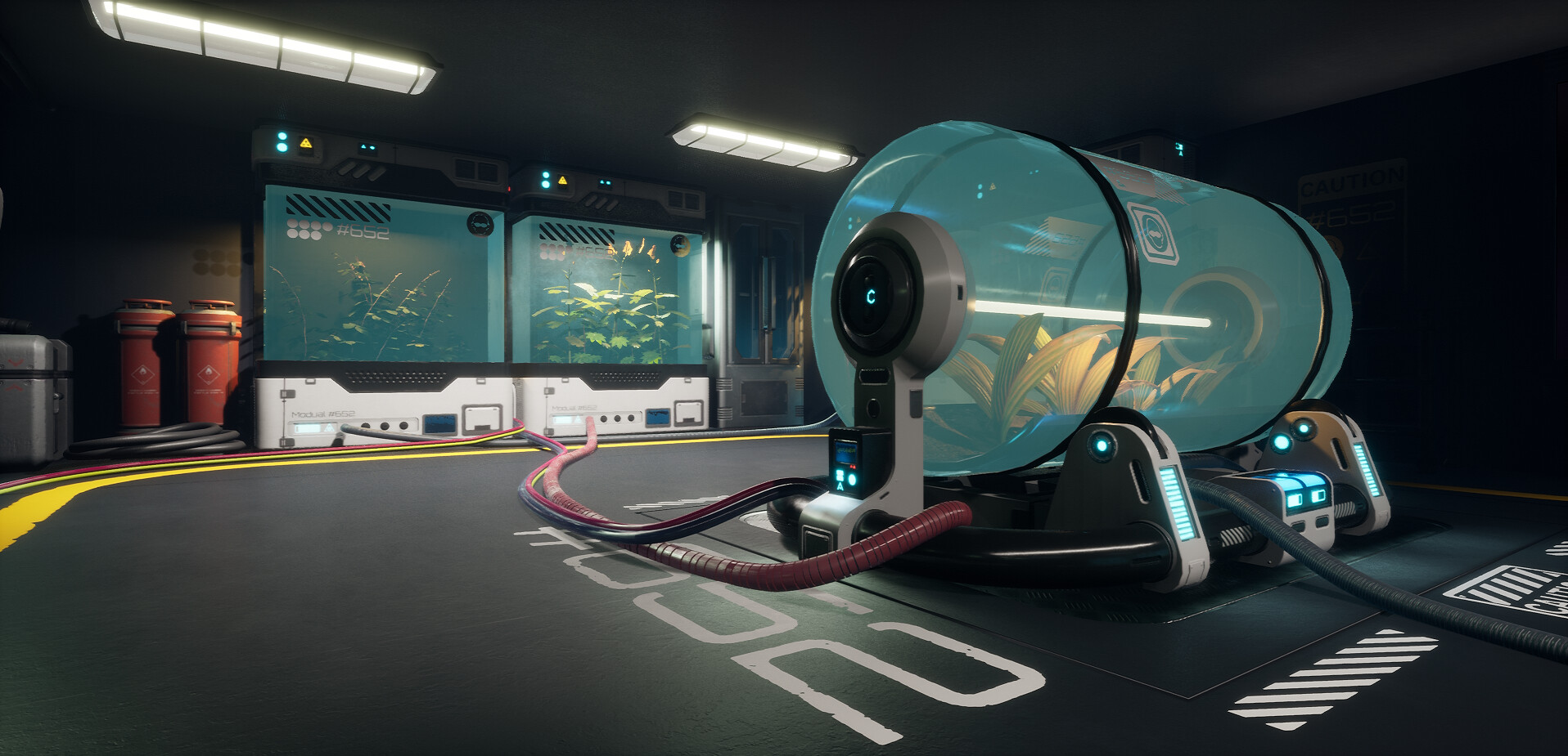 ArtStation - SciFI Bio Lab in UE4