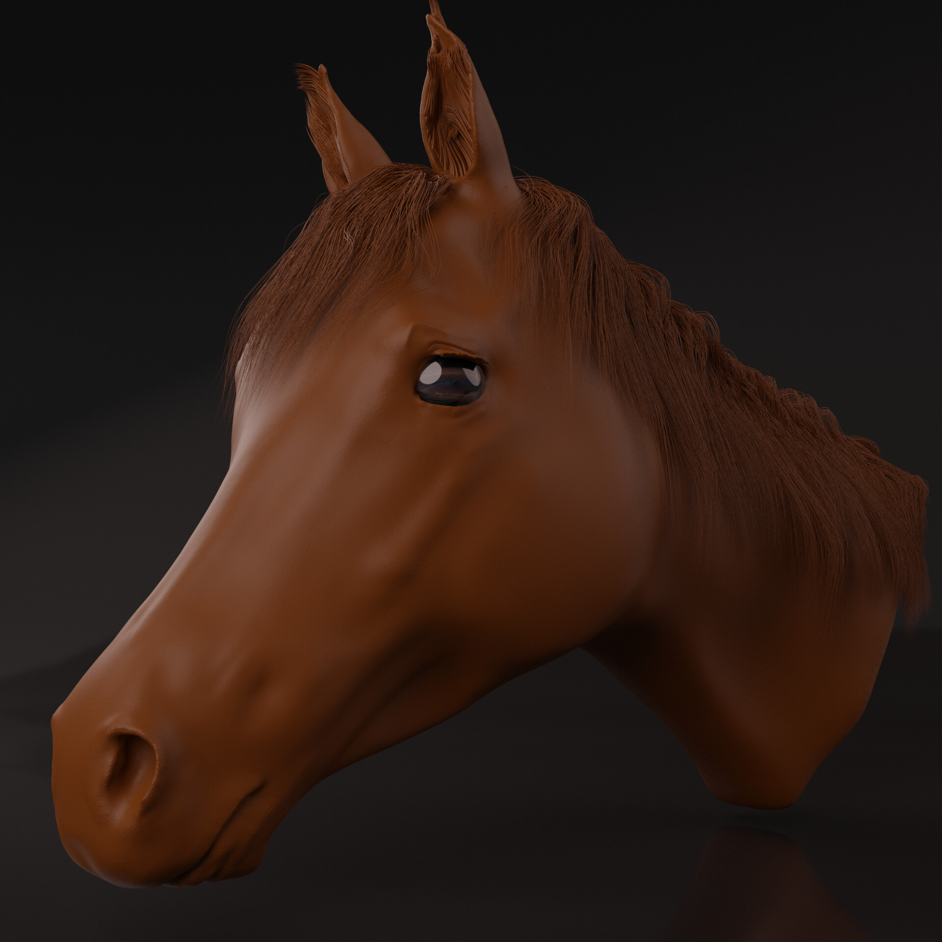 ArtStation - Horse Sculpting in Blender