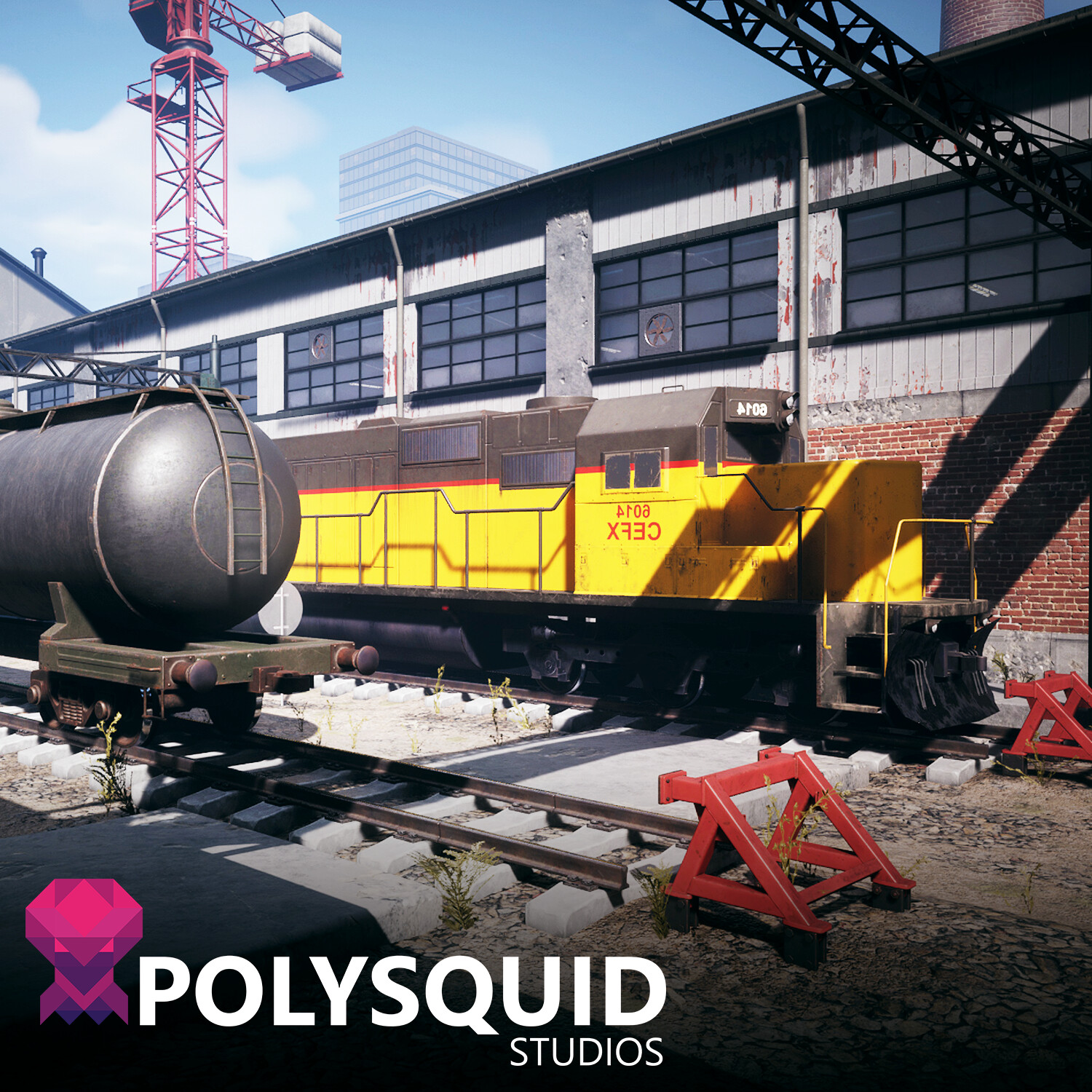 ArtStation - Unreal 5 - Train Yard