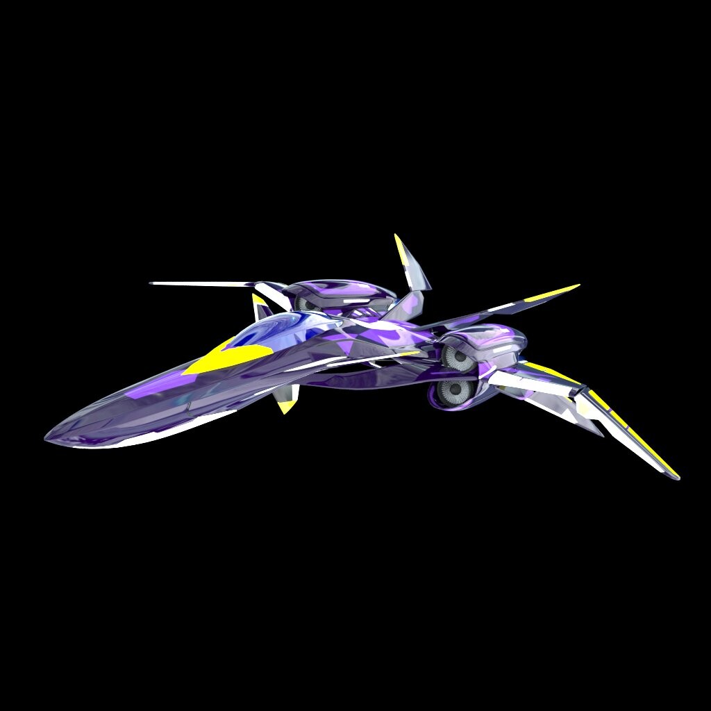 ArtStation - Shinden AWM-81 Heavy Interceptor (Updated)