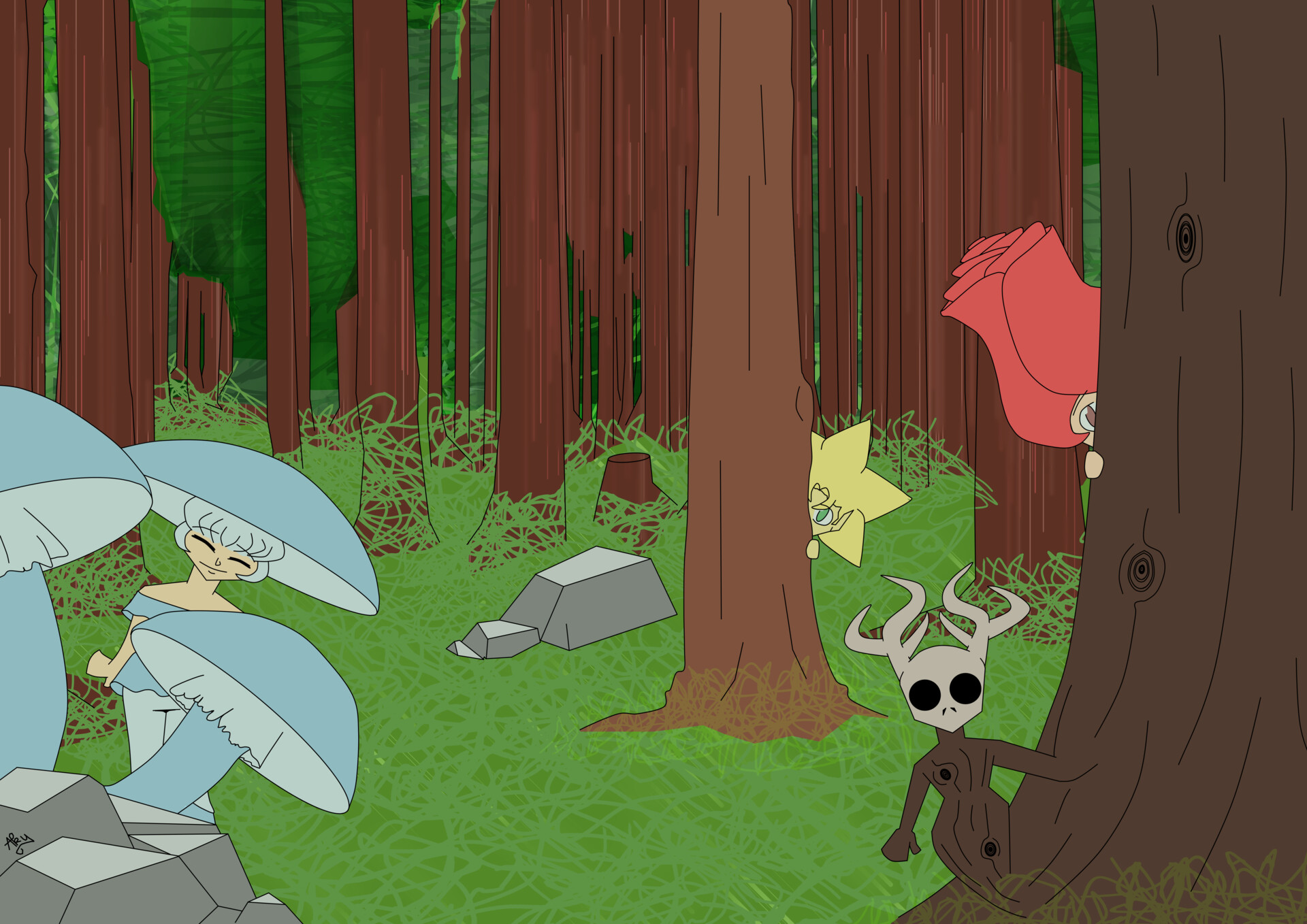 ArtStation - Flore - [School Project]