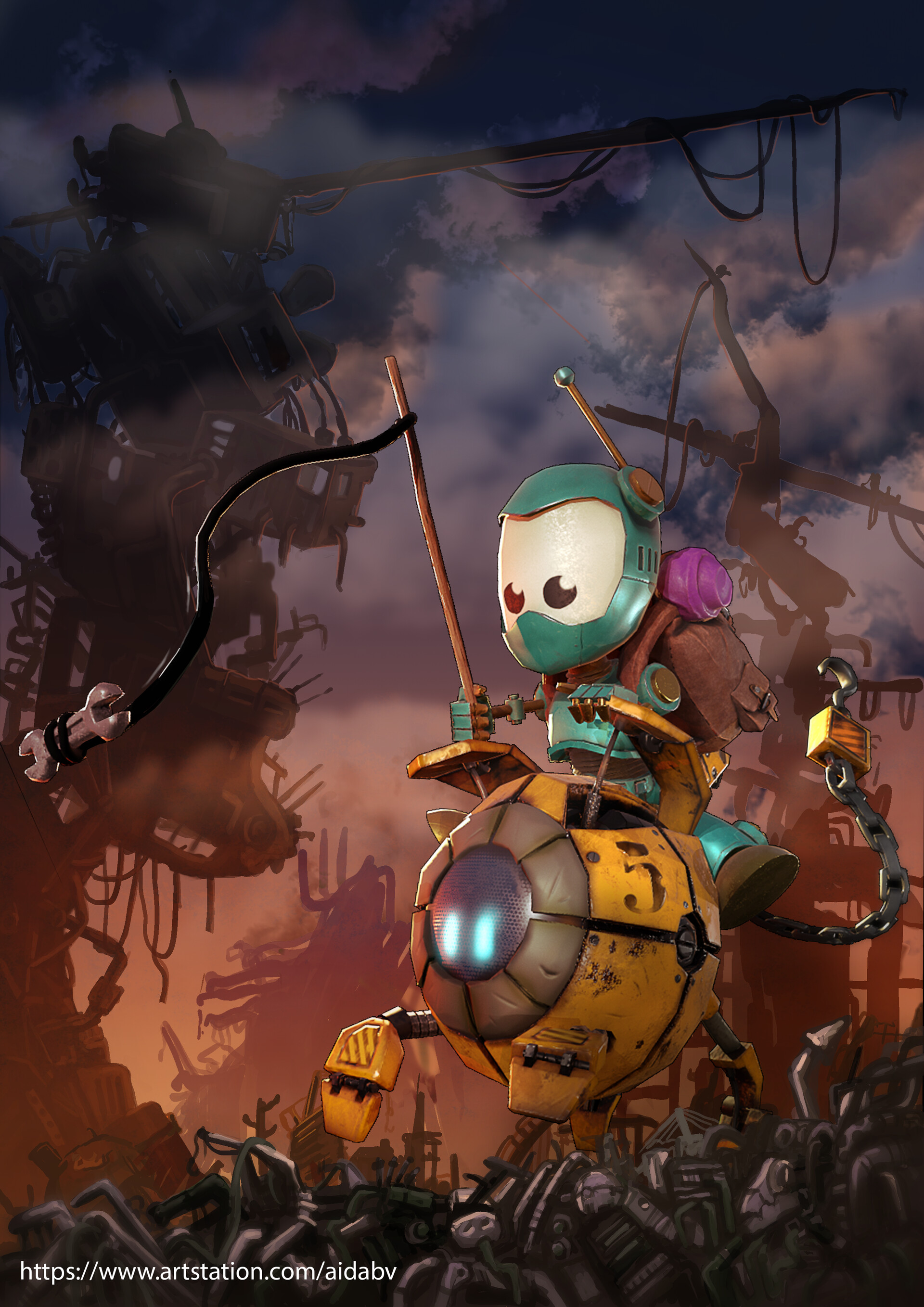 ArtStation - Zoot, Scraps and Red Robot