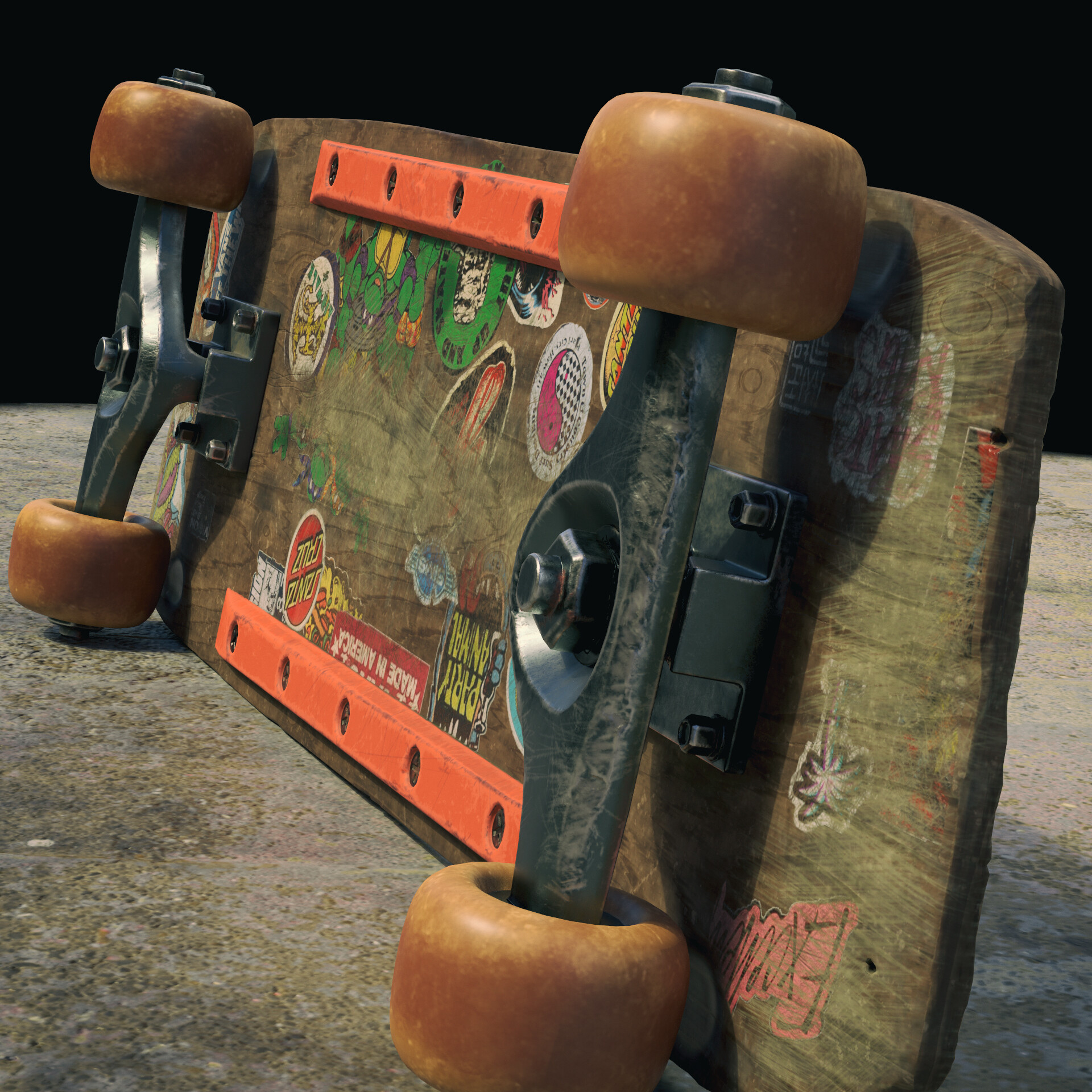 ArtStation - 90s Skateboard