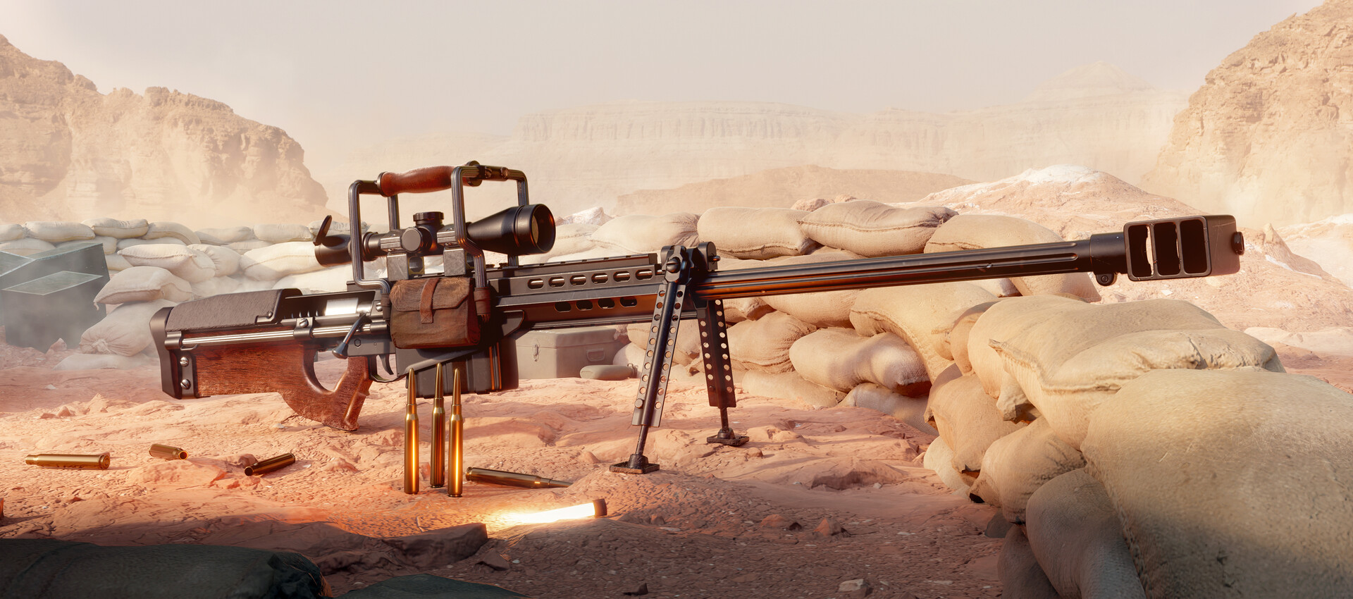 ArtStation - M95-9 Retro anti equipment sniper rifle