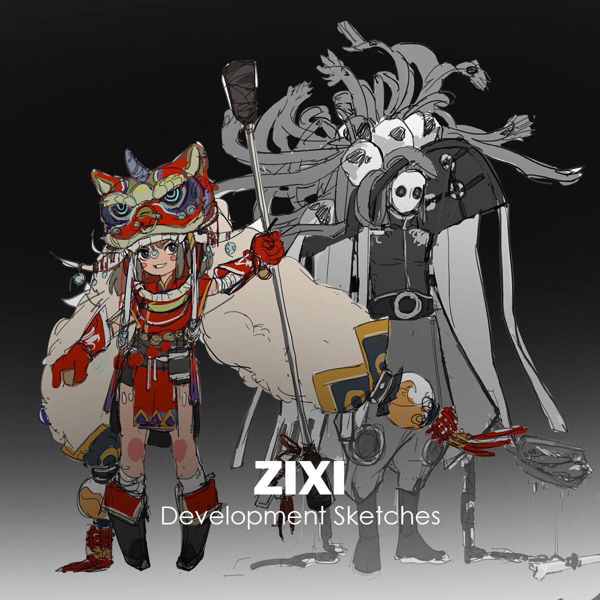 ArtStation - Character Sketches of Zixi