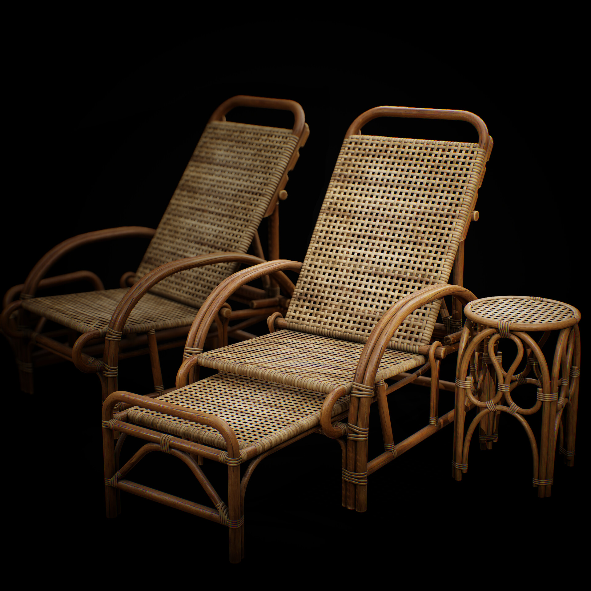 ArtStation - Lounge Wicker Chair