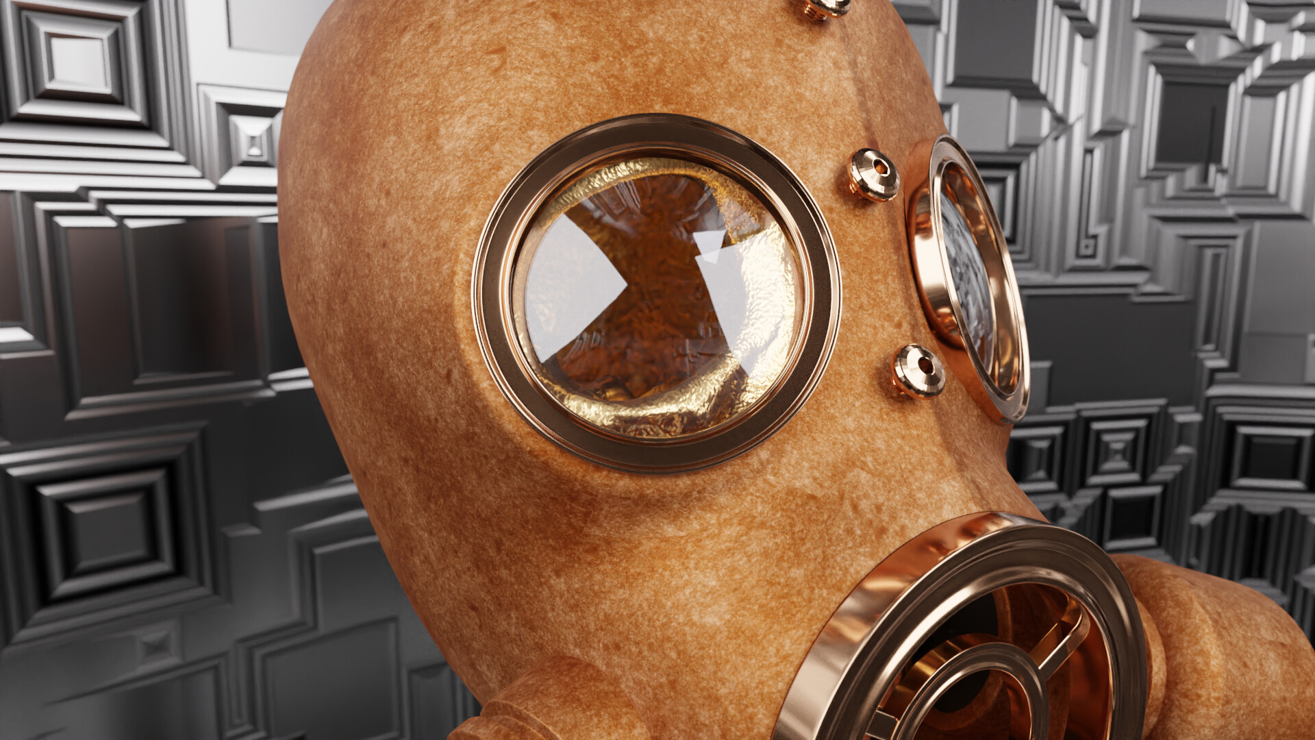 ArtStation - Floating, biting Masks animations