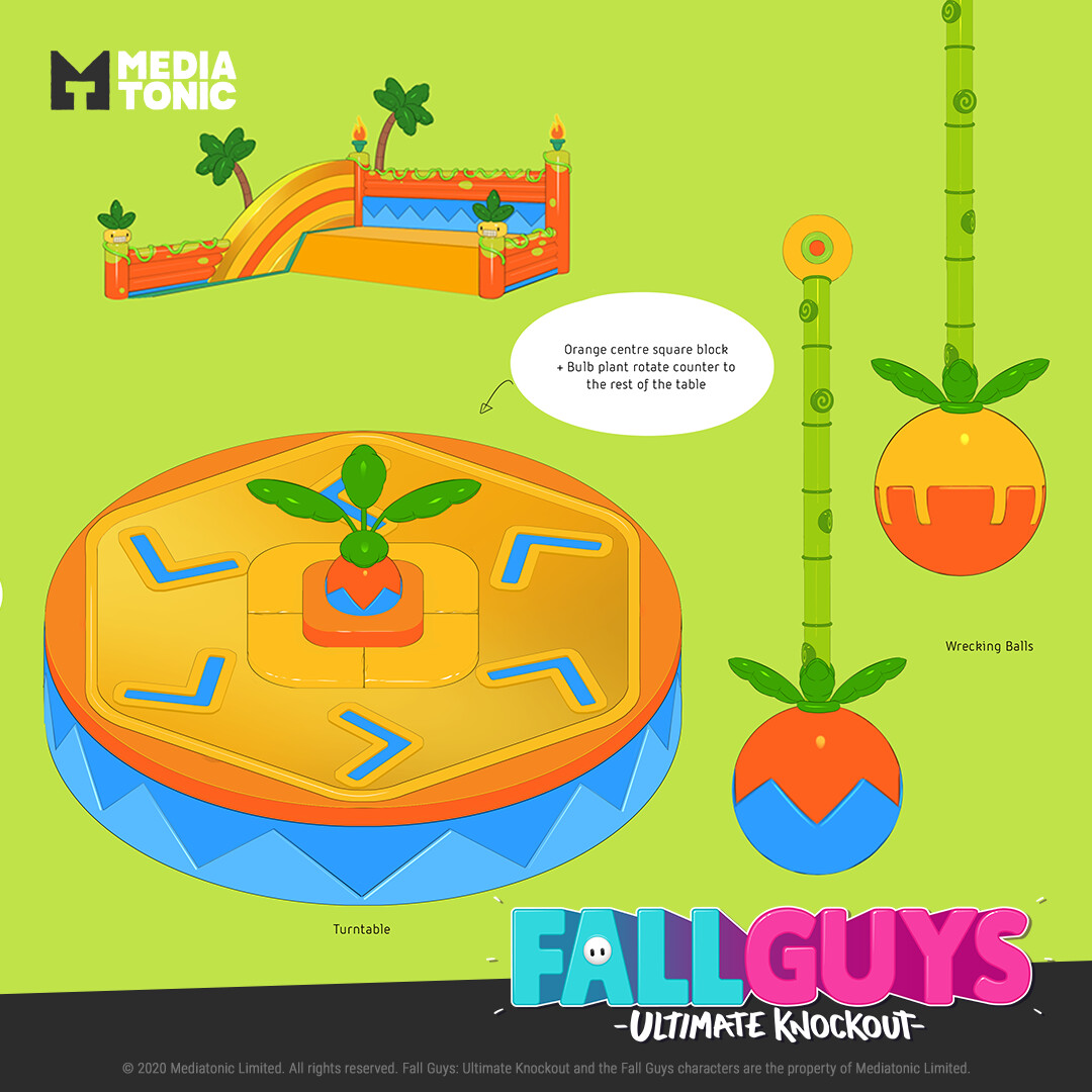 ArtStation - Fall Guys Season 5: Obstacle Retheming