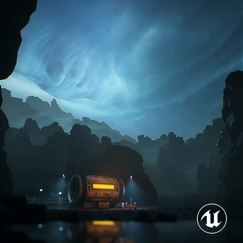 ArtStation - Ashen Valley Research Station