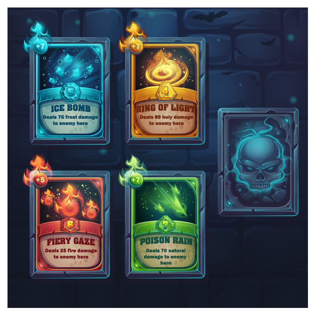 ArtStation - Game cards animation