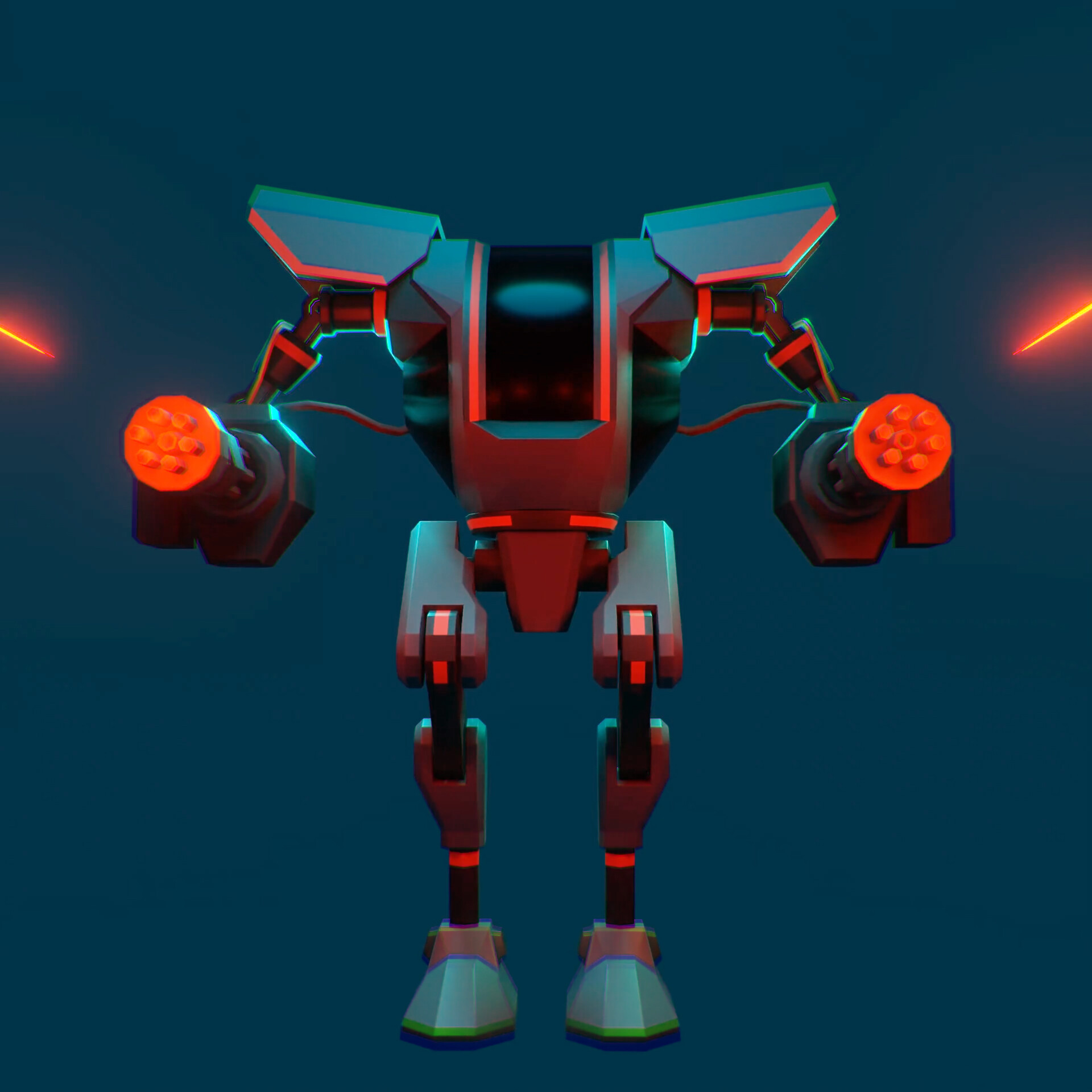 ArtStation - Mecha mobile game character