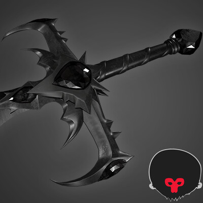 ArtStation - *Game Ready* The Cursed Sword (Sword of Kas)