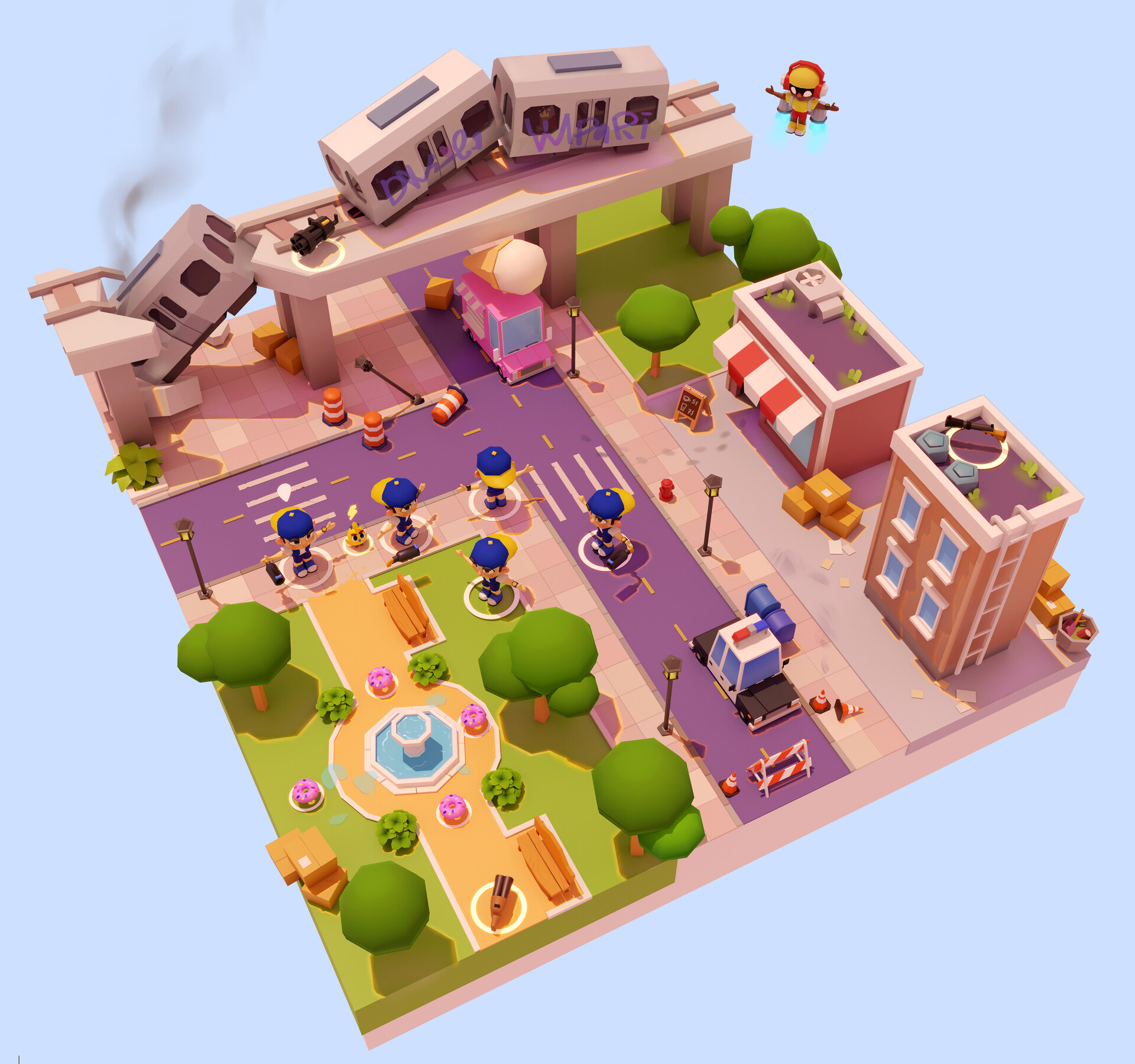 ArtStation - Low Poly Battle Royal