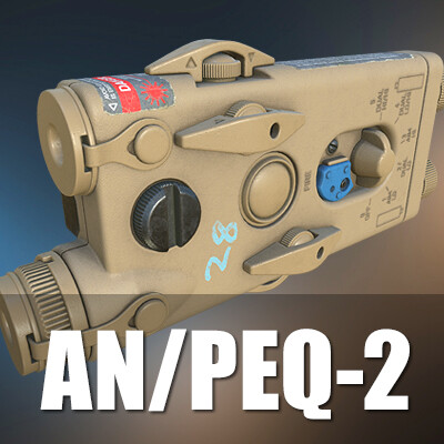ArtStation - AN/PEQ-2 Infrared Target Pointer