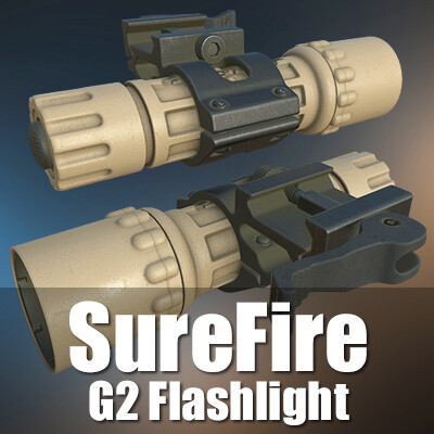 ArtStation - SureFire G2 Flashlight