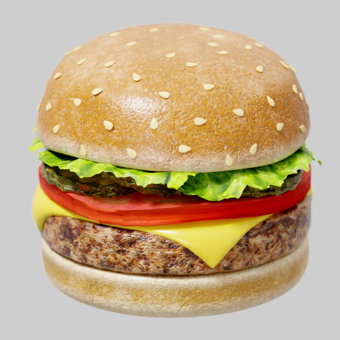 ArtStation - Hamburger Prop