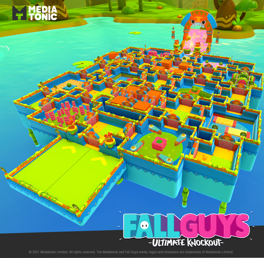 ArtStation - Fall guys Season 5 level art