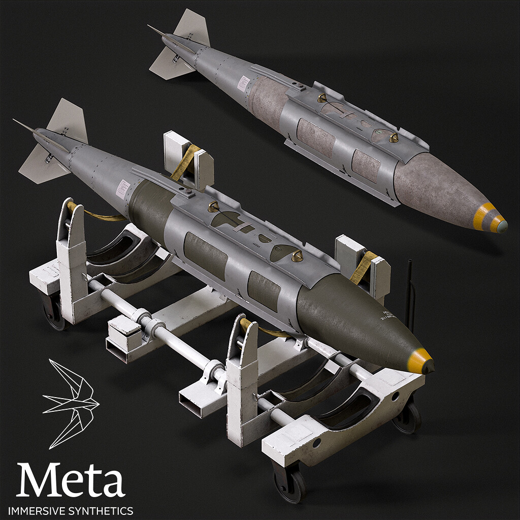ArtStation - Mk 84 and GBU-31 JDAM