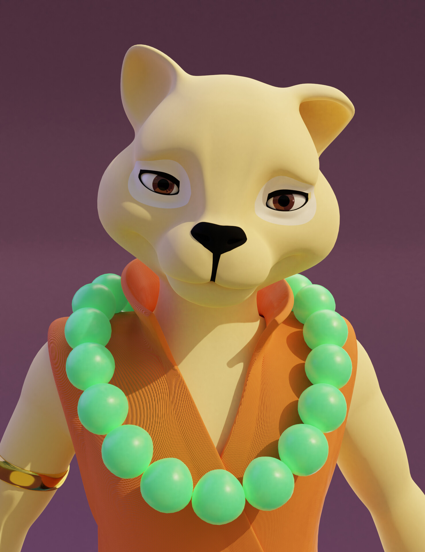 ArtStation - Leopard Monk (Character Model)