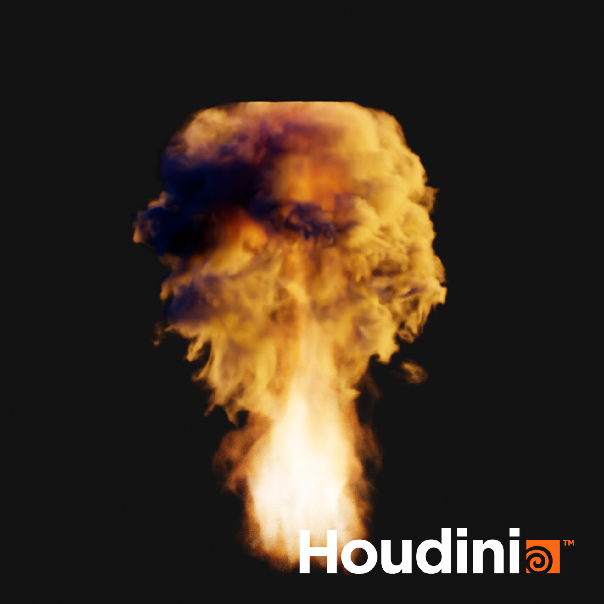 ArtStation - Pyro Simulation - Houdini