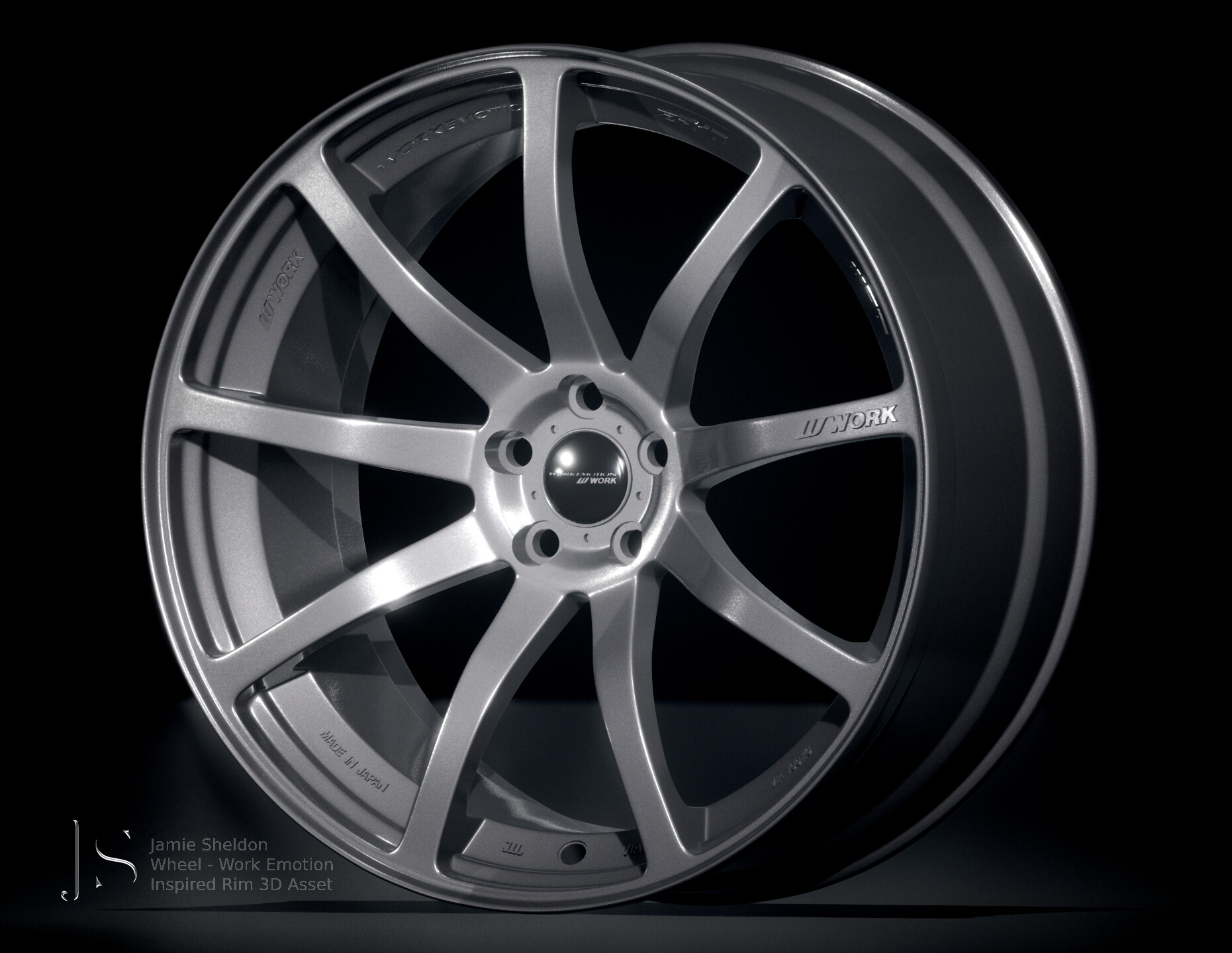 ArtStation - Wheels - Work Emotion Inspired Rim