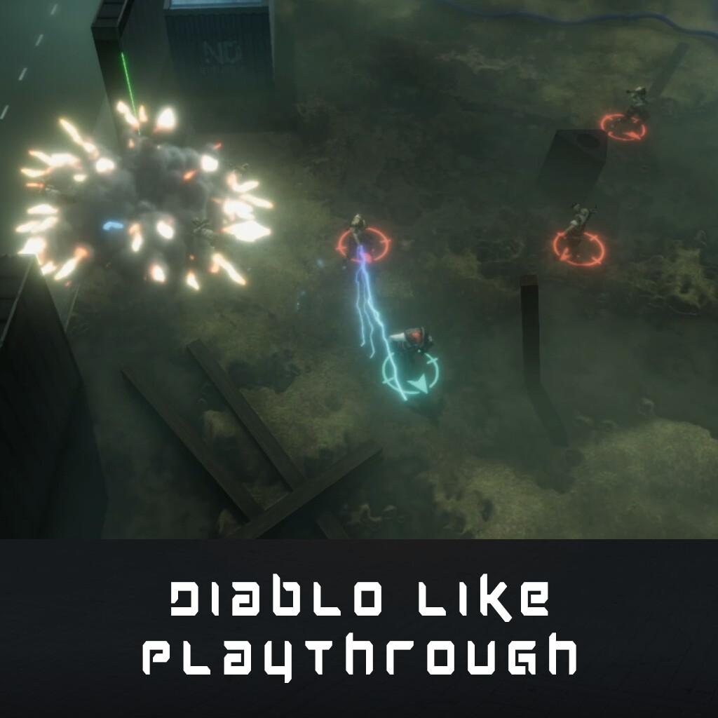 ArtStation - Diablo-like Student Project June 2021 / All is homemade