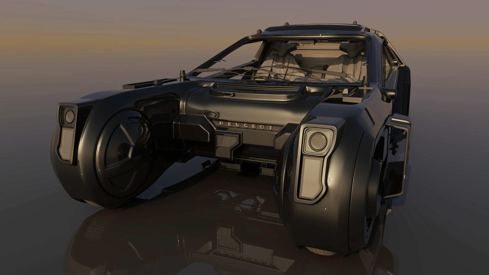 ArtStation - SPINNER (BLADE RUNNER 2049)