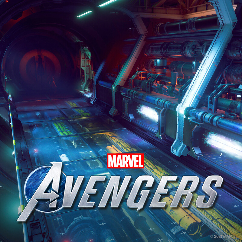 ArtStation - Marvel's Avengers Cosmic Cube - Lighting - Underwater Hallways