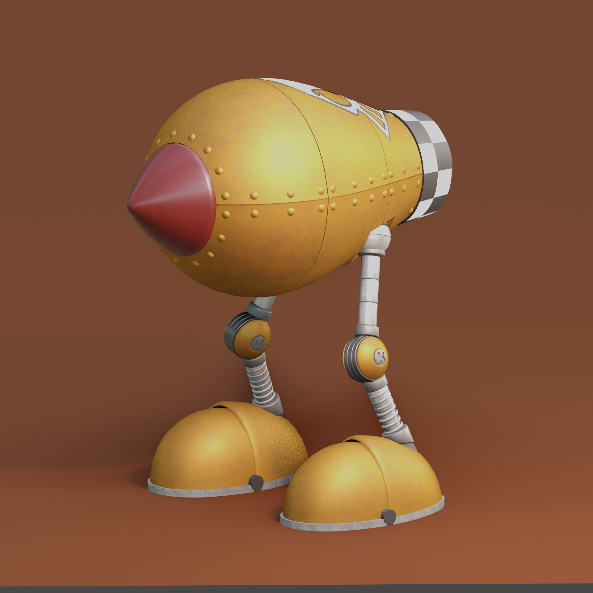 ArtStation - Walking Shell - Rayman 3 (GBA)