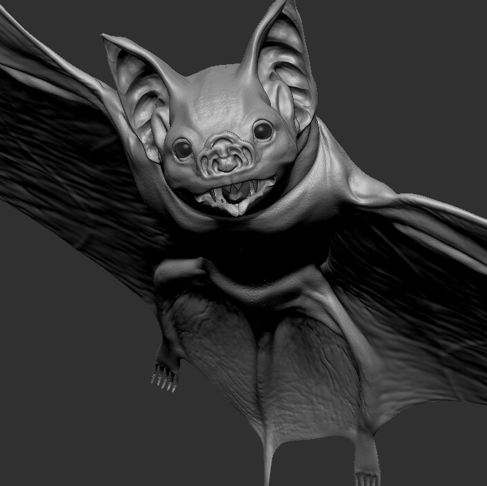 ArtStation - Vampire Bat - WIP