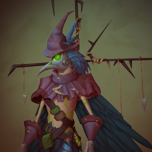 ArtStation - Raven man