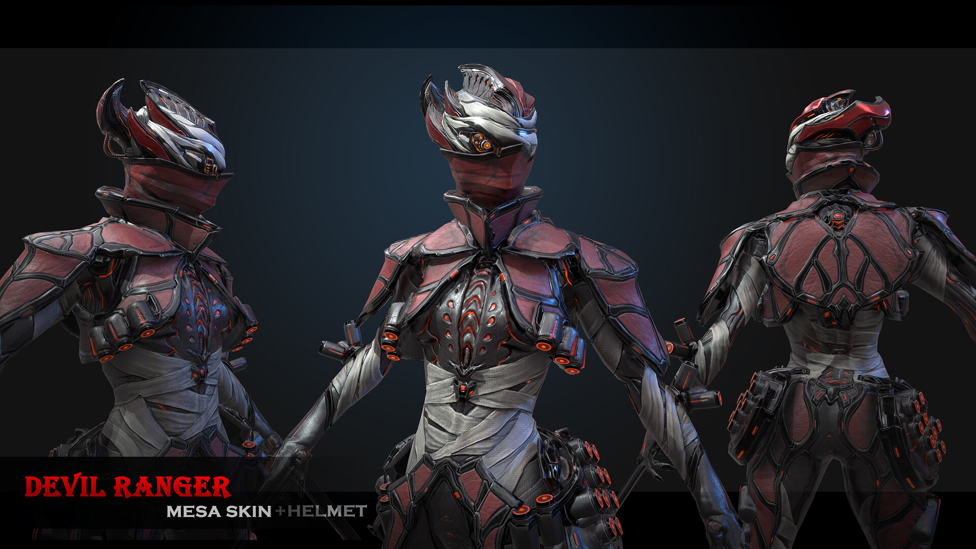 ArtStation - Mesa Devil Ranger - Warframe Tennogen