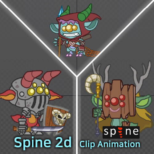 ArtStation - Spine 2d Clip Animation - Monster - pans