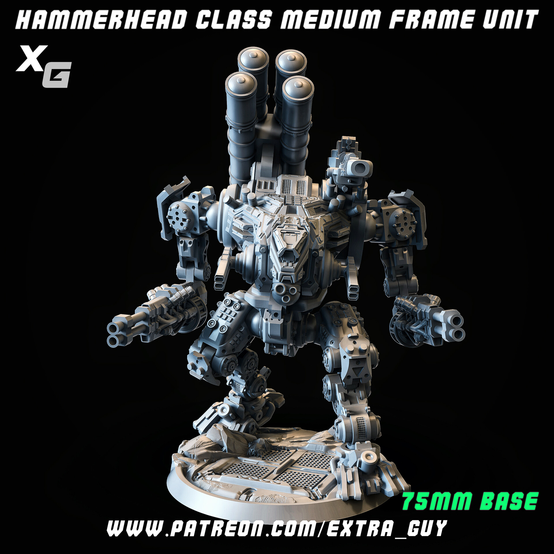 ArtStation - Hammerhead Class Medium Frame Unit Done 3D Printable