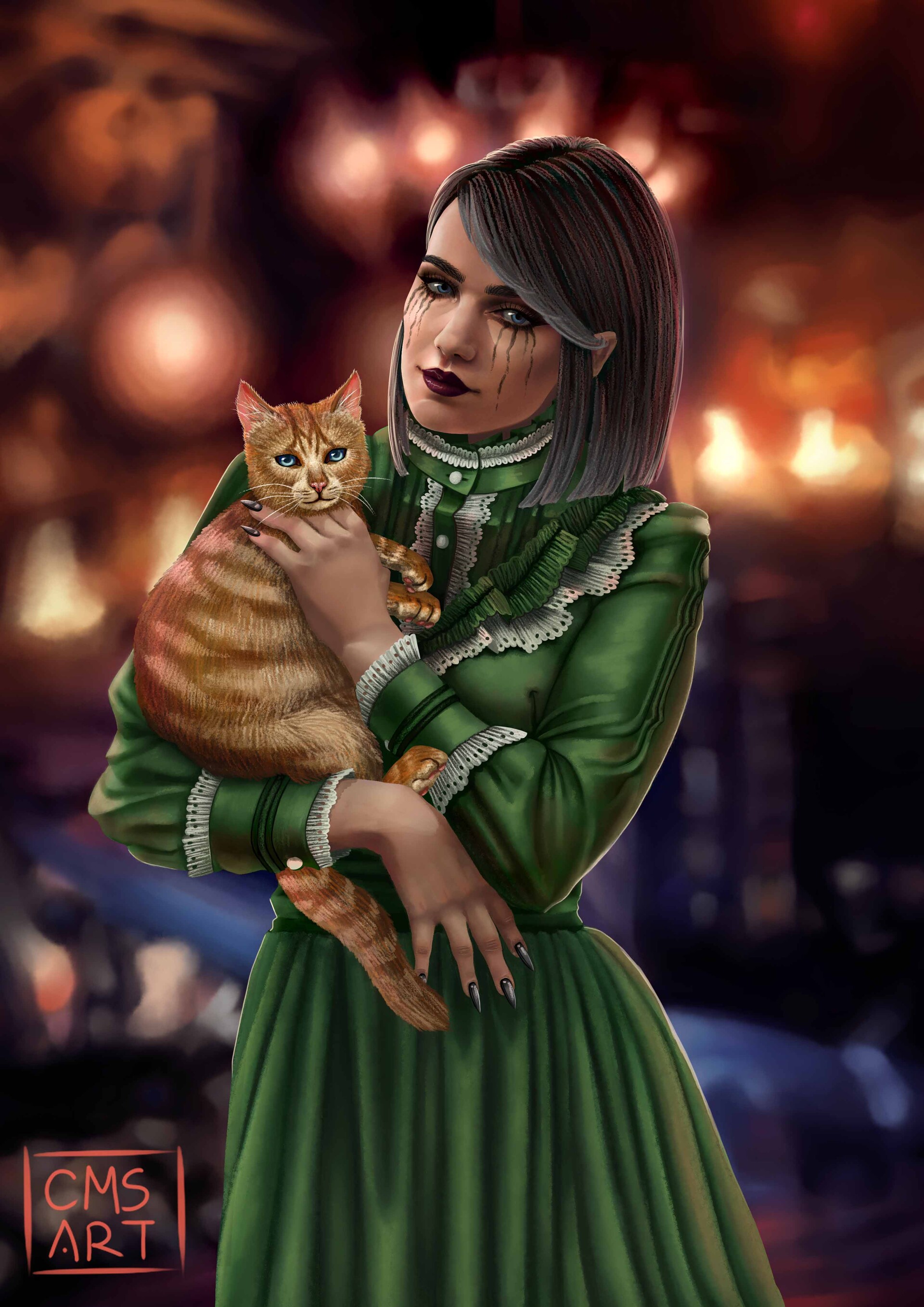 ArtStation - The Witches Cat