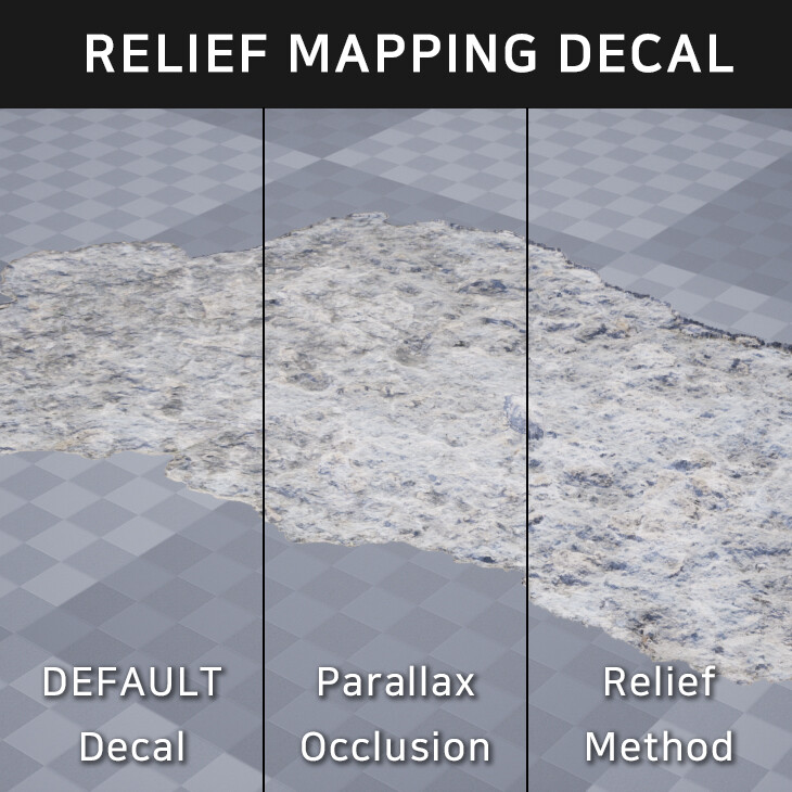 Hyundo Yoo - UE5 - Compare Relief Method with Parallax Occlusion Mapping